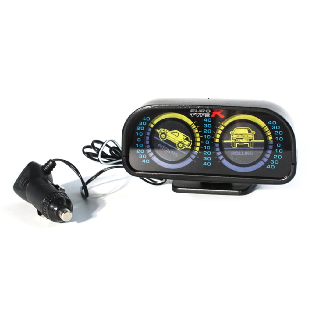 Измеритель наклона HUD Инклинометр с LED-подсветкой, автомобильный цифровой дисплей, уровень