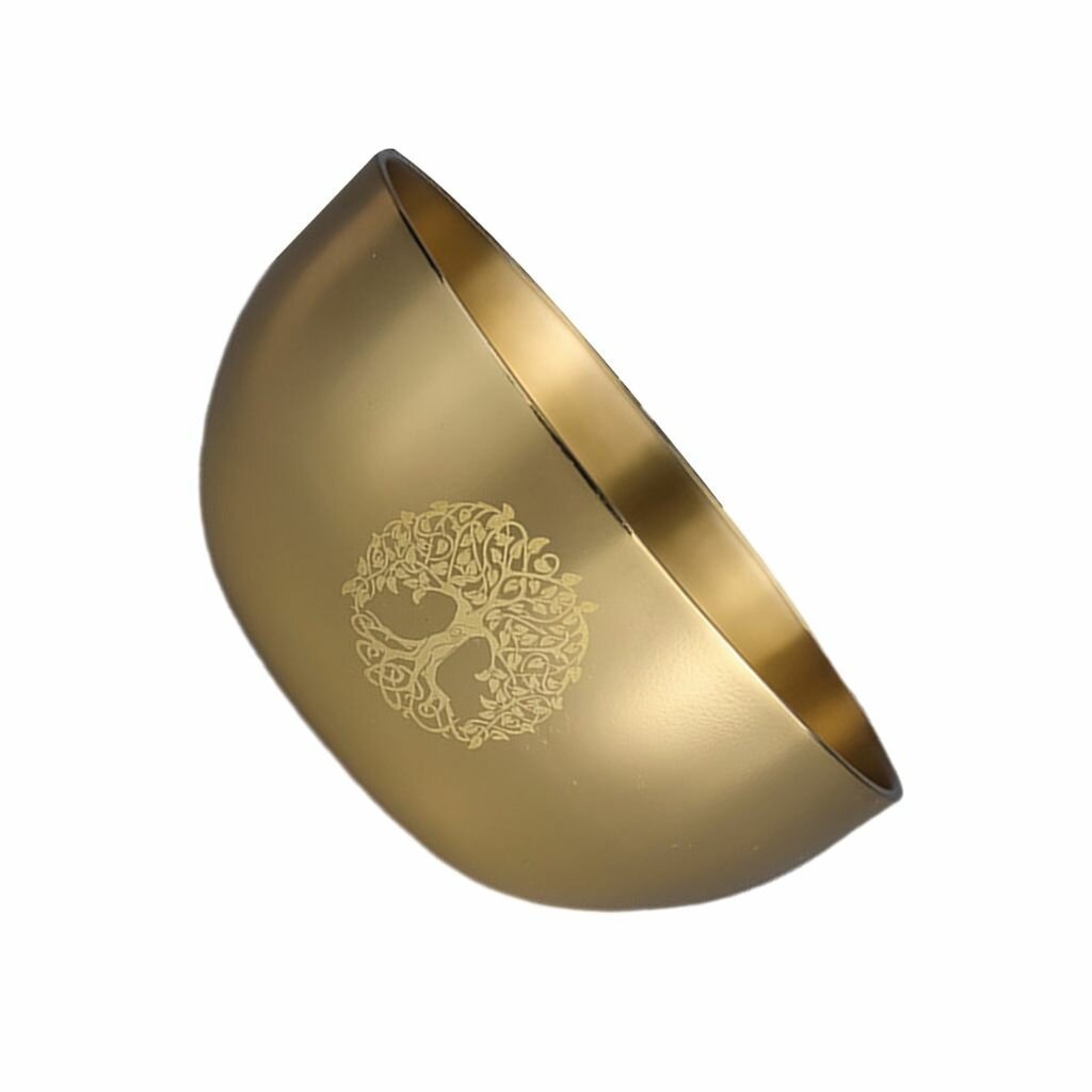 (1 комплект) бронзовая чаша с пятиконечной звездой длиной 10 см - Древо жизни