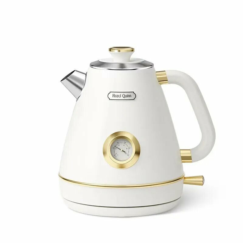 Электрический чайник 1,8Л，с термометром, белый