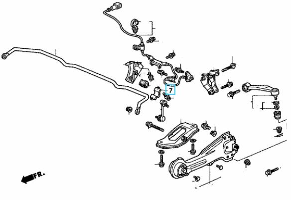 Держатель, втулка стабилизатора (Оригинал)