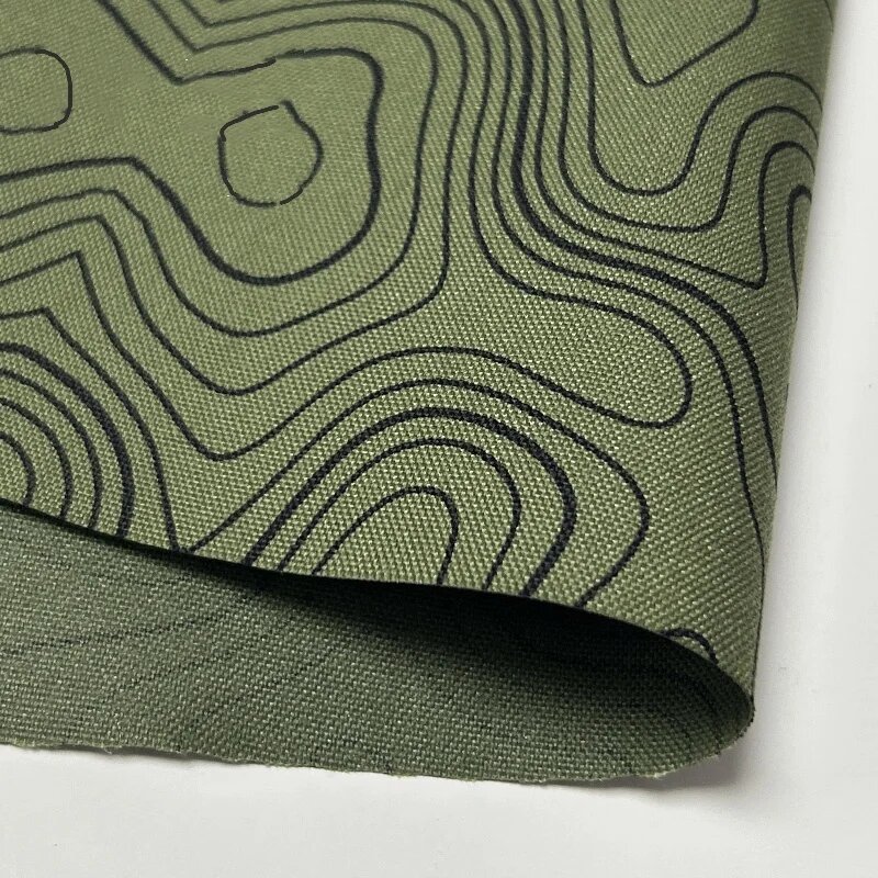 Камуфляжная ткань 500D нейлон зеленый черный Green