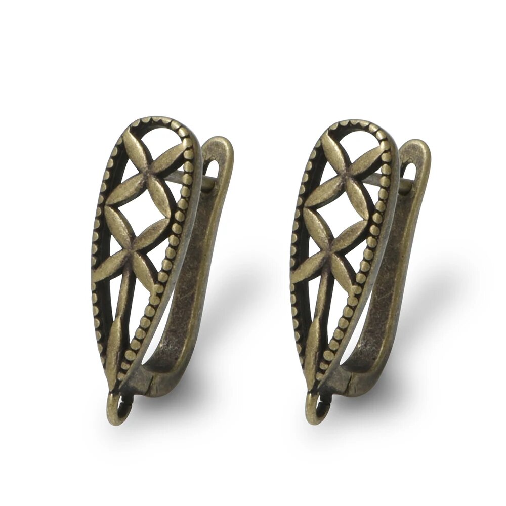 Антикварные бронзовые серьги DARENLI Antique Bronze