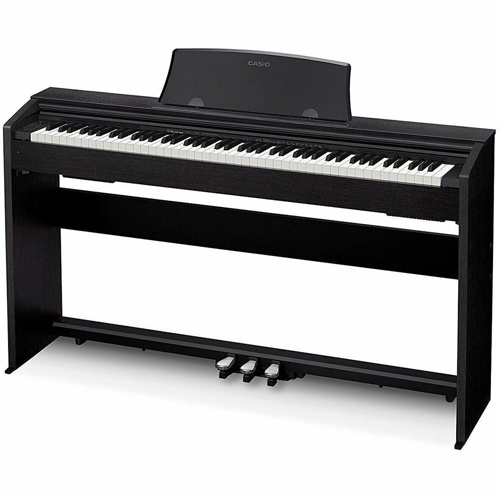 Цифровое фортепиано Casio PX-770BK, цвет черный, размер 31*85*146
