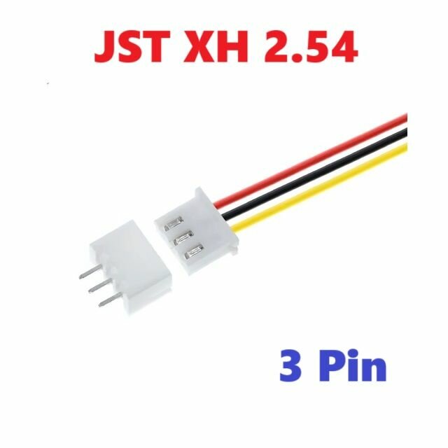 Адаптер переходник JST XH 2.54мм 3Pin (папа) N71 кабель PH3 3-Pin TTL GND JST 3-х контактный JST-XH PH 2,54 балансировочный штекер JST-XH Balance 3 2S Male SH JST ZH PH XH XH2.54 PH2.0