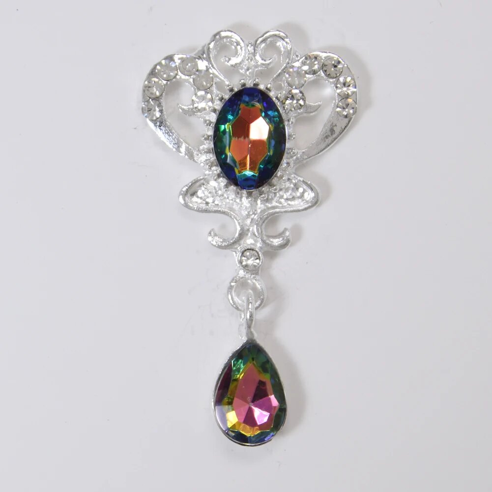 5 шт. Кристальная брошь-капля SKYE CIEL 26. Illusory color