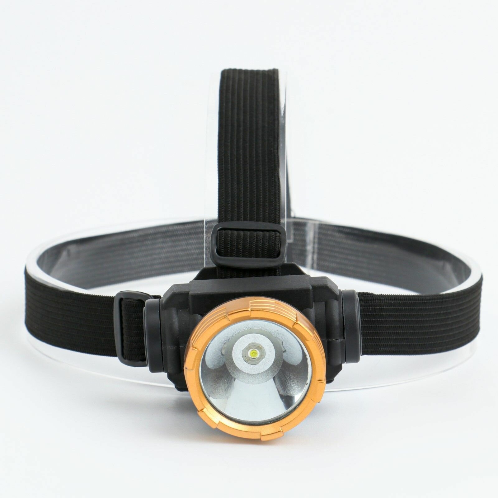 Фонарь налобный аккумуляторный "Мастер К.", 3 Вт, 800 mAh, 3.7 В, 100 лм, 1 режим, USB