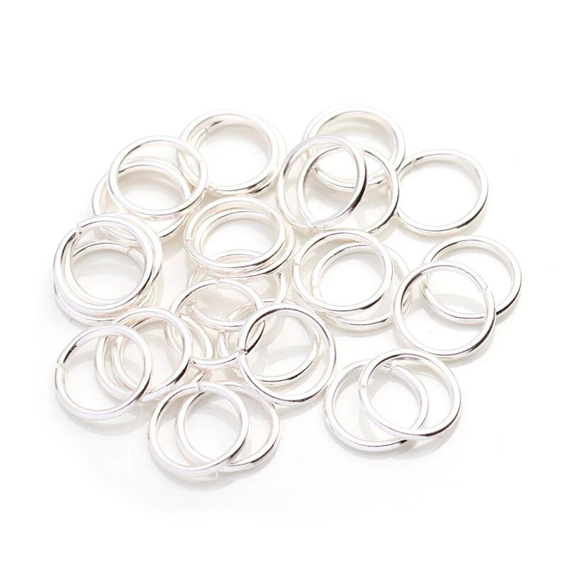 Кольца Соединительные Одинарные 3 мм, цвет: Серебро, 4 г (200 шт)