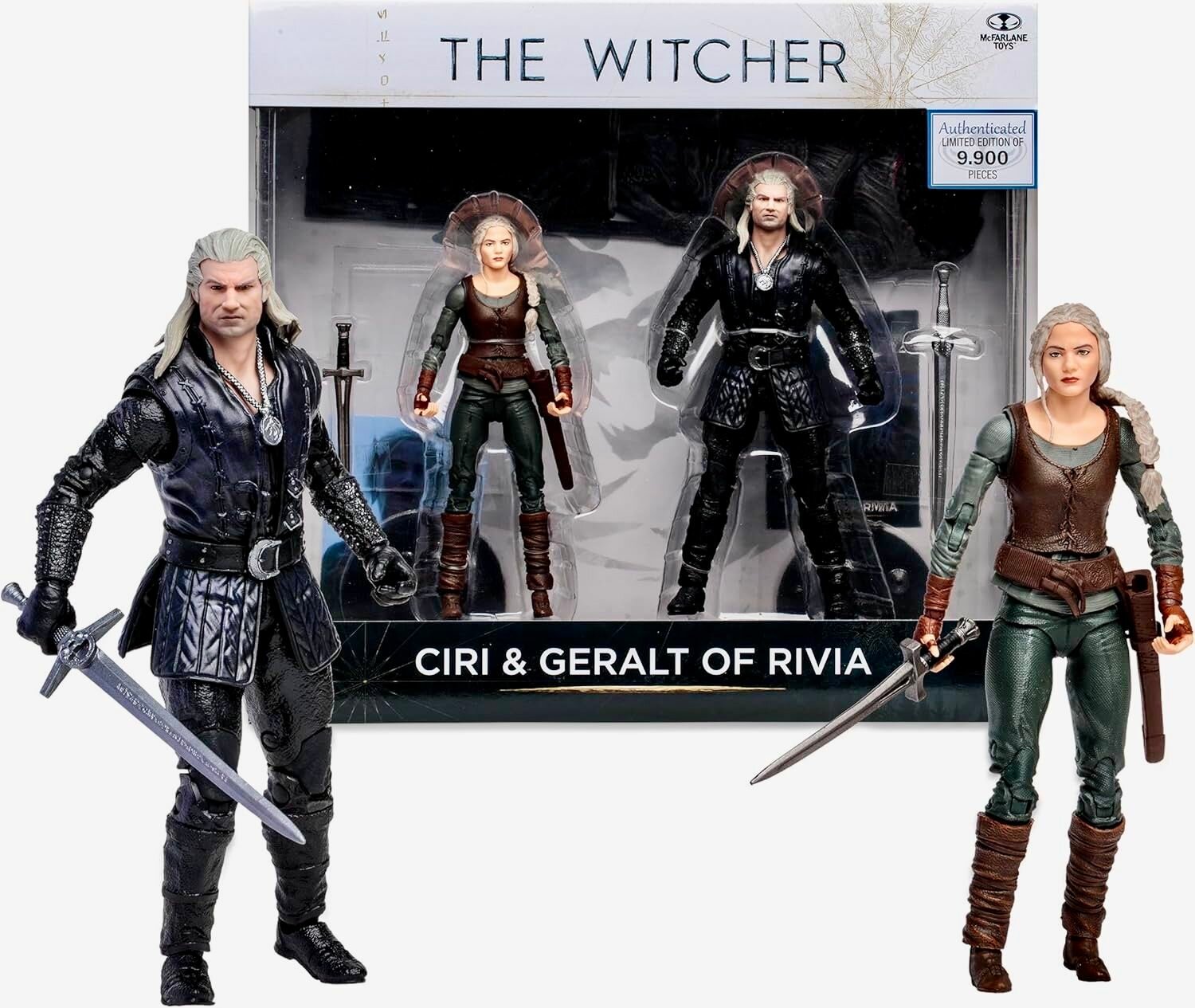 Фигурки МакФарлейн Ведьмак / McFarlane Toys Цири и Геральт из Ривии (3-й сезон) 7