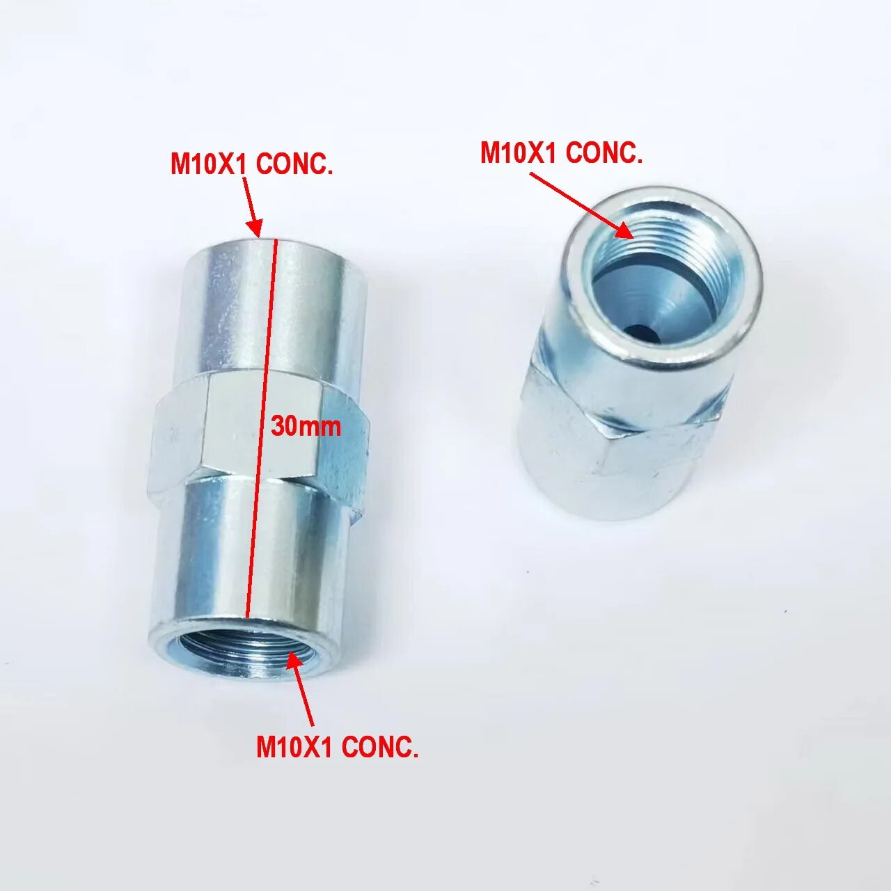 Мама M10x1 для M10x1 Conc тормозной шланг, сцепление, тройная труба
