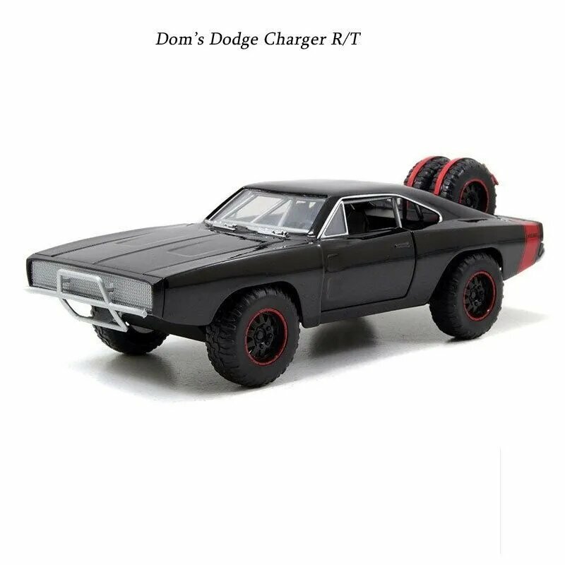 Машинка Fast and Furious Jada Форсаж 1:24 -Dom's Dodge Charger R/T off road DragonModel YZ