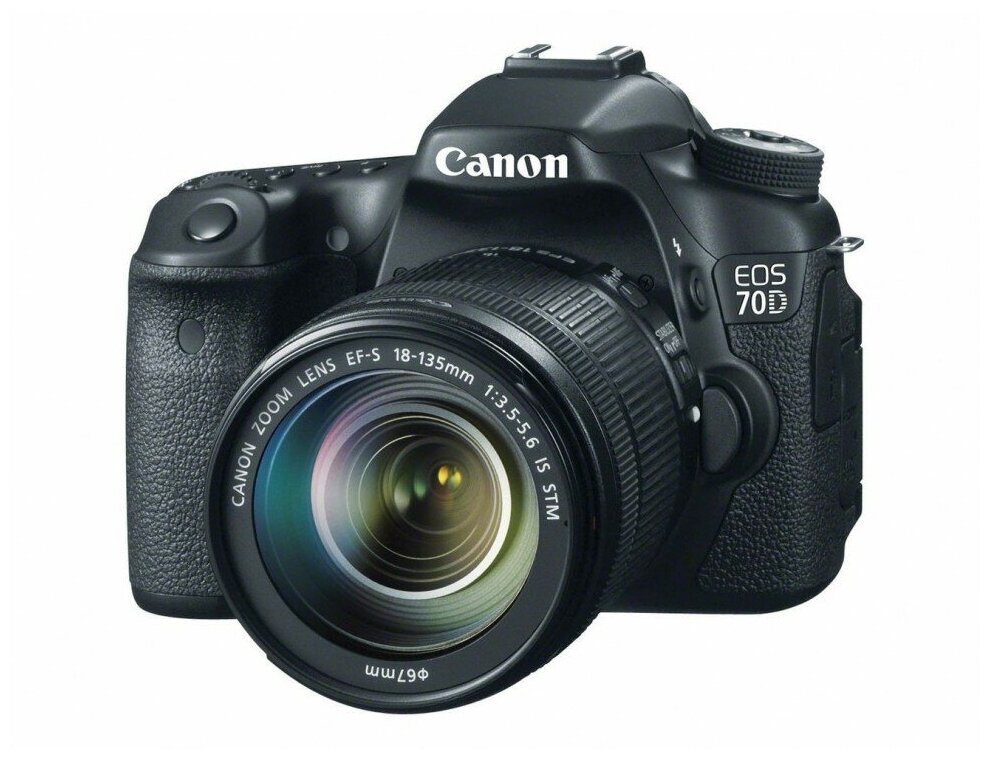 Фотоаппарат Canon EOS 70D Kit EF-S 18-135mm f/3.5-5.6 IS STM, черный