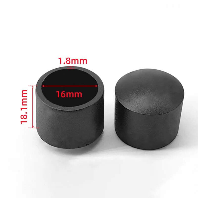 6 мм-60 мм мебельный стол, наконечник для ног, ножки стула, силиконовая накладка, защитная крышка, круглая черная резиновая заглушка для труб, крышка, защита отверстия для трубки