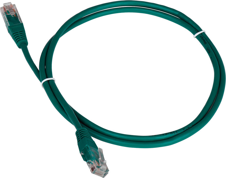 Патч-корд Lanmaster TWT-45-45-0.3-GN UTP RJ-45 вил.-вилка RJ-45 кат.5E 0.3м зеленый ПВХ (уп:1шт)