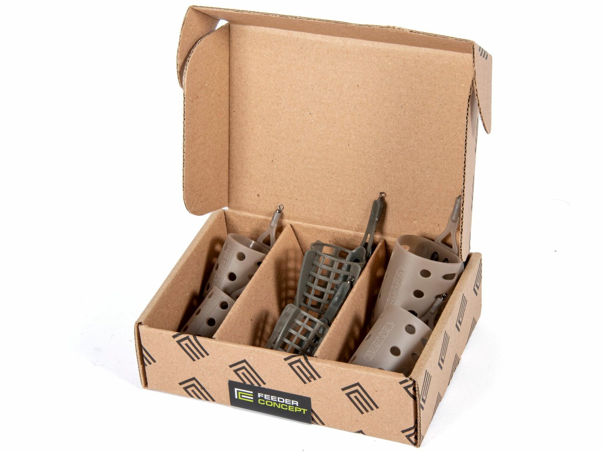 Кормушка рыболовная фидерная для летней рыбалки, снасти для мужчин подарок рыбаку, для ловли рыбы карпа, карася на удочки или спининг донка