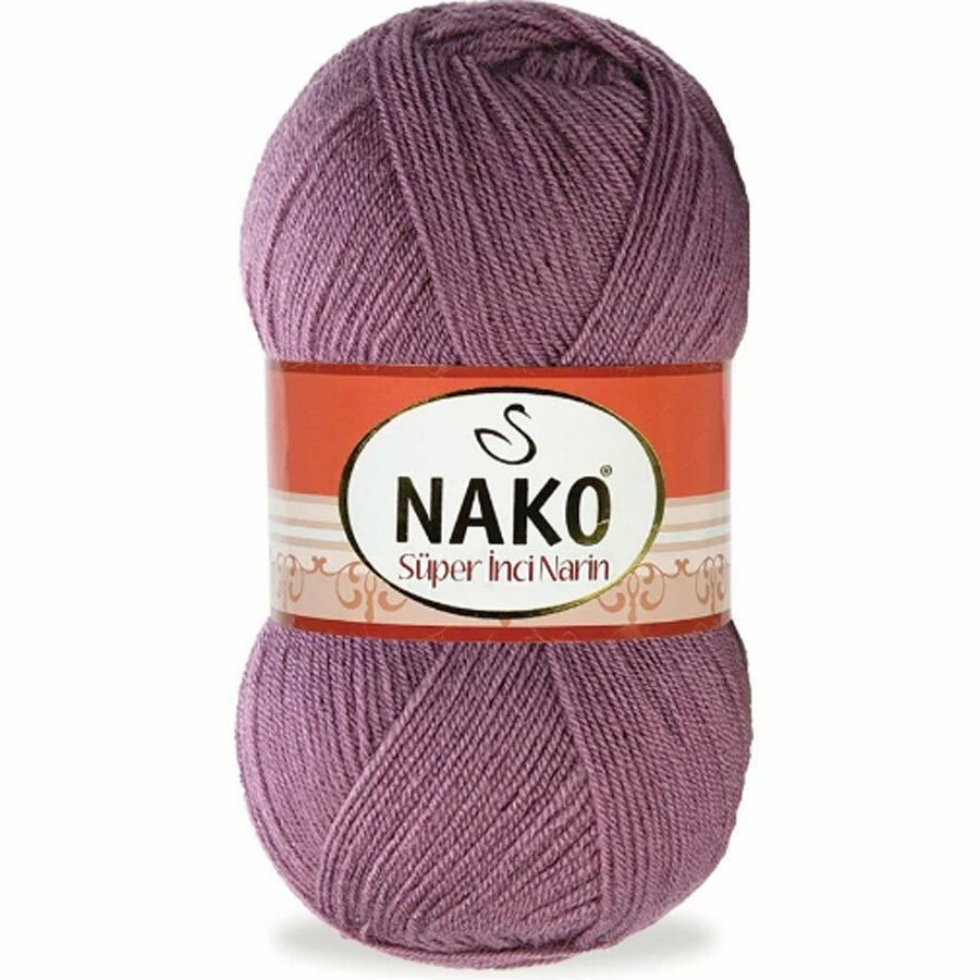 Пряжа Nako SUPER INCI NARIN 569 т. пыл. роза (5 мотков)