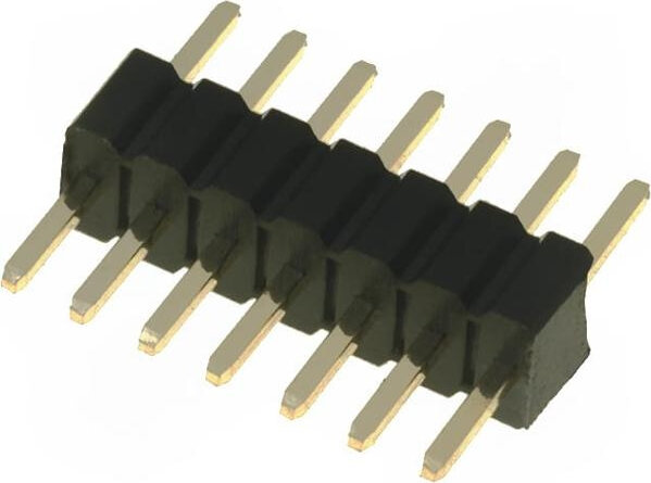 Контакт CONNFLY DS1031-01-1*7P8BV3-1 Штыревой IDC "папа" PIN 7 прямой 1,27мм THT позолота 1шт