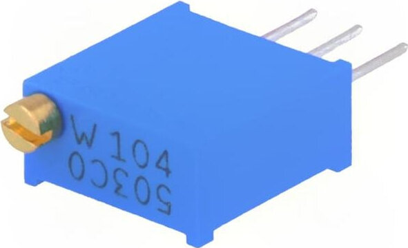 Потенциометр BOURNS 3296W-1-104LF Потенциометр: монтажный многооборотный 100кОм 500мВт THT 10П 1шт