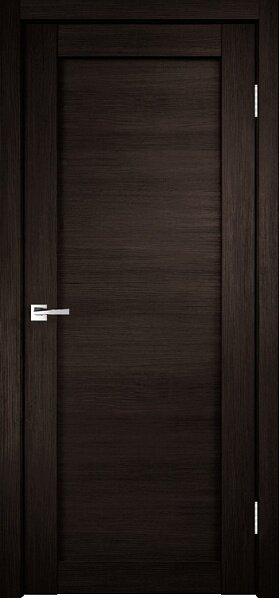 Межкомнатная Дверь Verda X-1 Венге Глухая 2000х900мм (Полотно 1шт) / Верда.