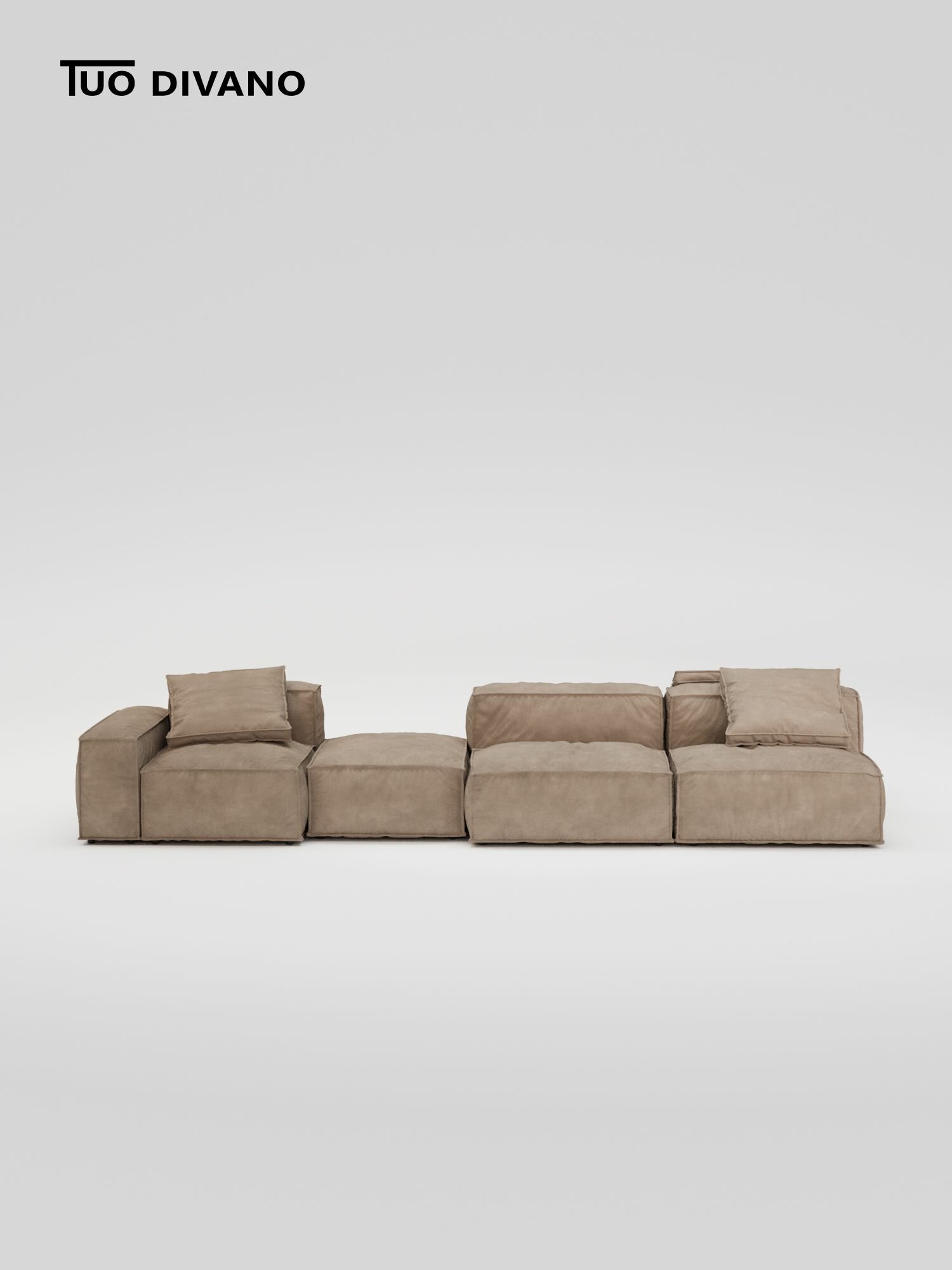 Модульный диван Лофт Tuo Divano Пиньяро Латте