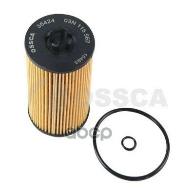 Фильтр масляный OSSCA 35424 AUDI A1 (8X1, 8XK) 14-18 A1 (8XA, 8XF) 14-18 A3 (8V1, 8VK) 12