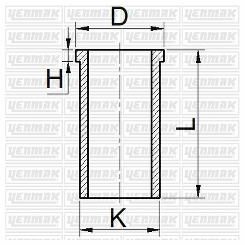 Гильза цилиндра Yenmak 5165905050