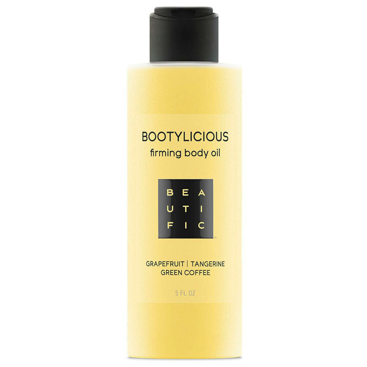 Bootylicious Масло для тела с эссенцией грейпфрута и зеленым кофе, 150 мл, BEAUTIFIC