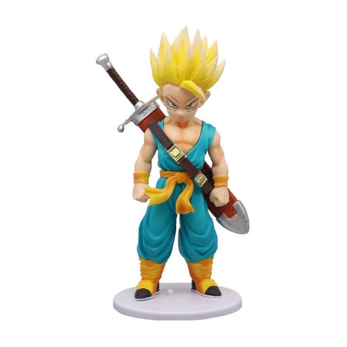 4 шт./набор фигурок Dragon Ball Super Childhood Gohan Saiyan Trunks Goten Action Figurine Toys Статуэтка Коллекционная м