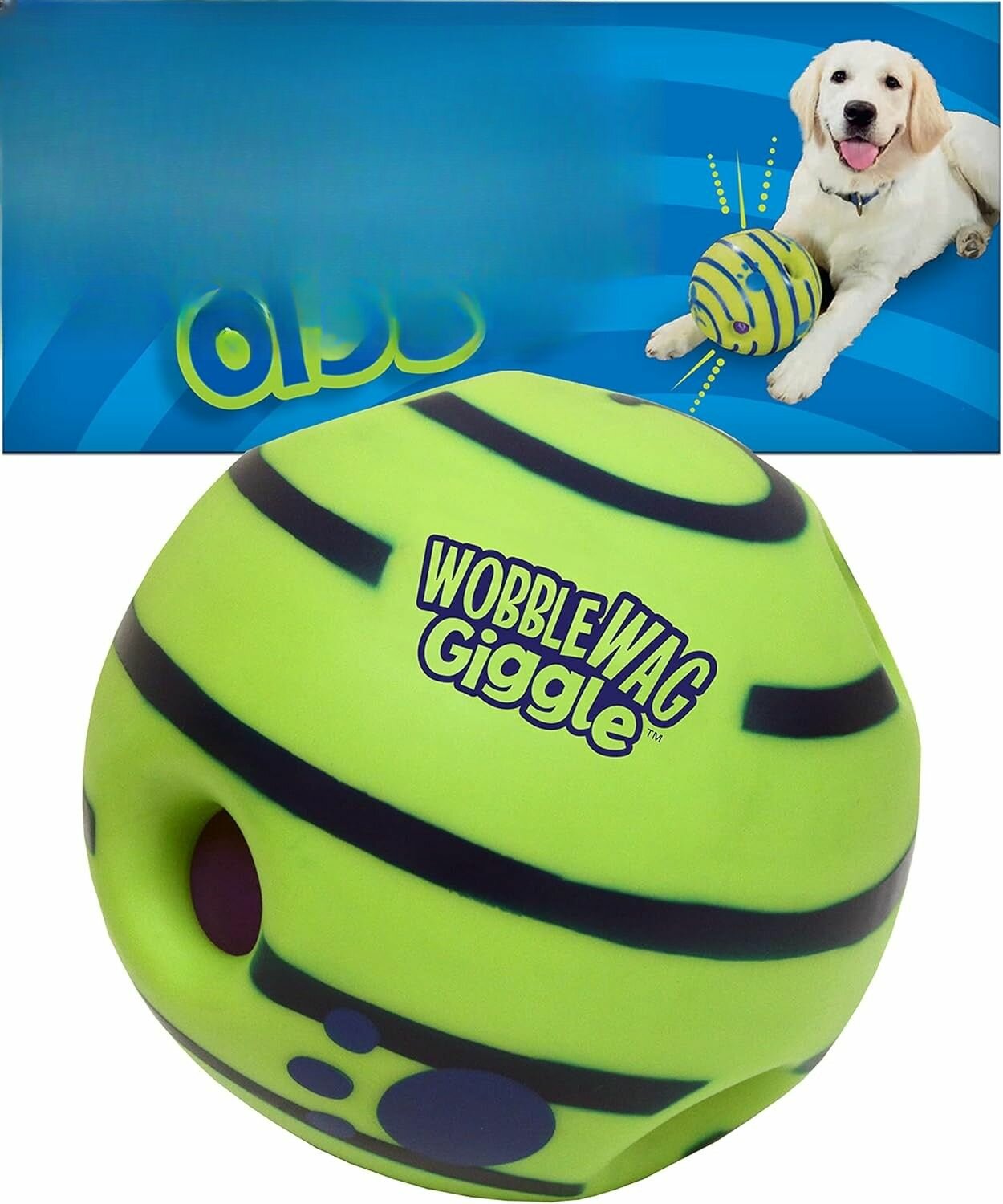 Интерактивный игрушечный мячик для собак, перекатывающийся или трясущийся при смехе, светящийся в темноте