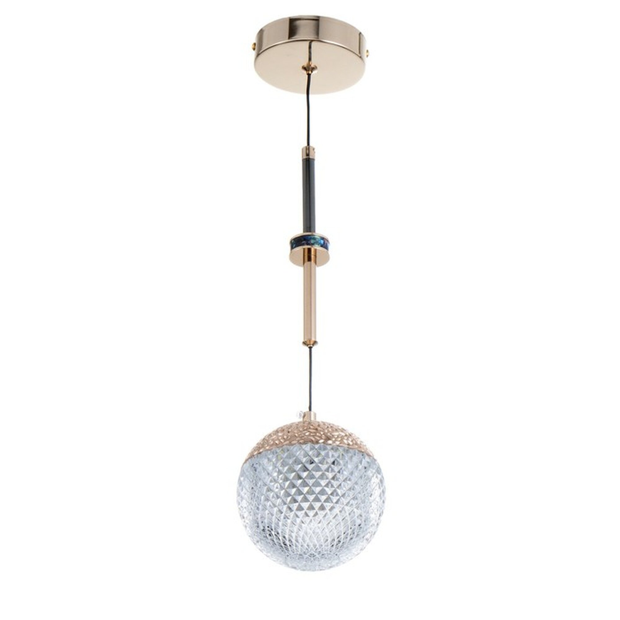 Светильник BayerLux "Джасо", LED, 20 Вт, золотой, 12x12x37 см