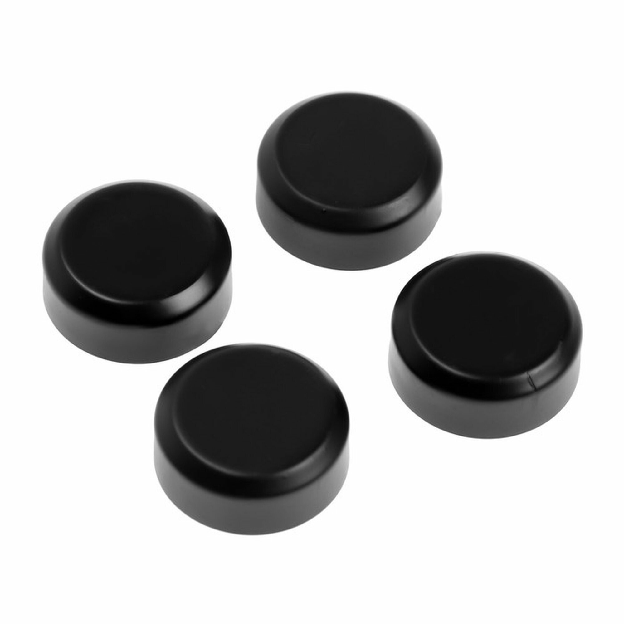 Зеркалодержатель тундра , d=20 мм, без сверления, цвет черный, пластик, 4 шт.