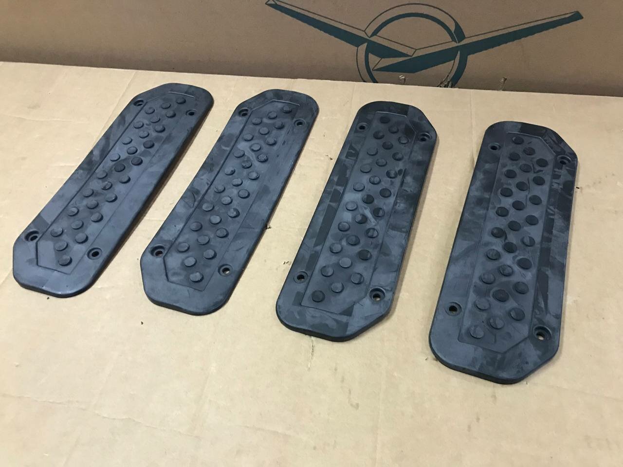 Накладка порога пола подножки 4-шт УАЗ 469 Хантер, UAZ Hunter 3151-3153