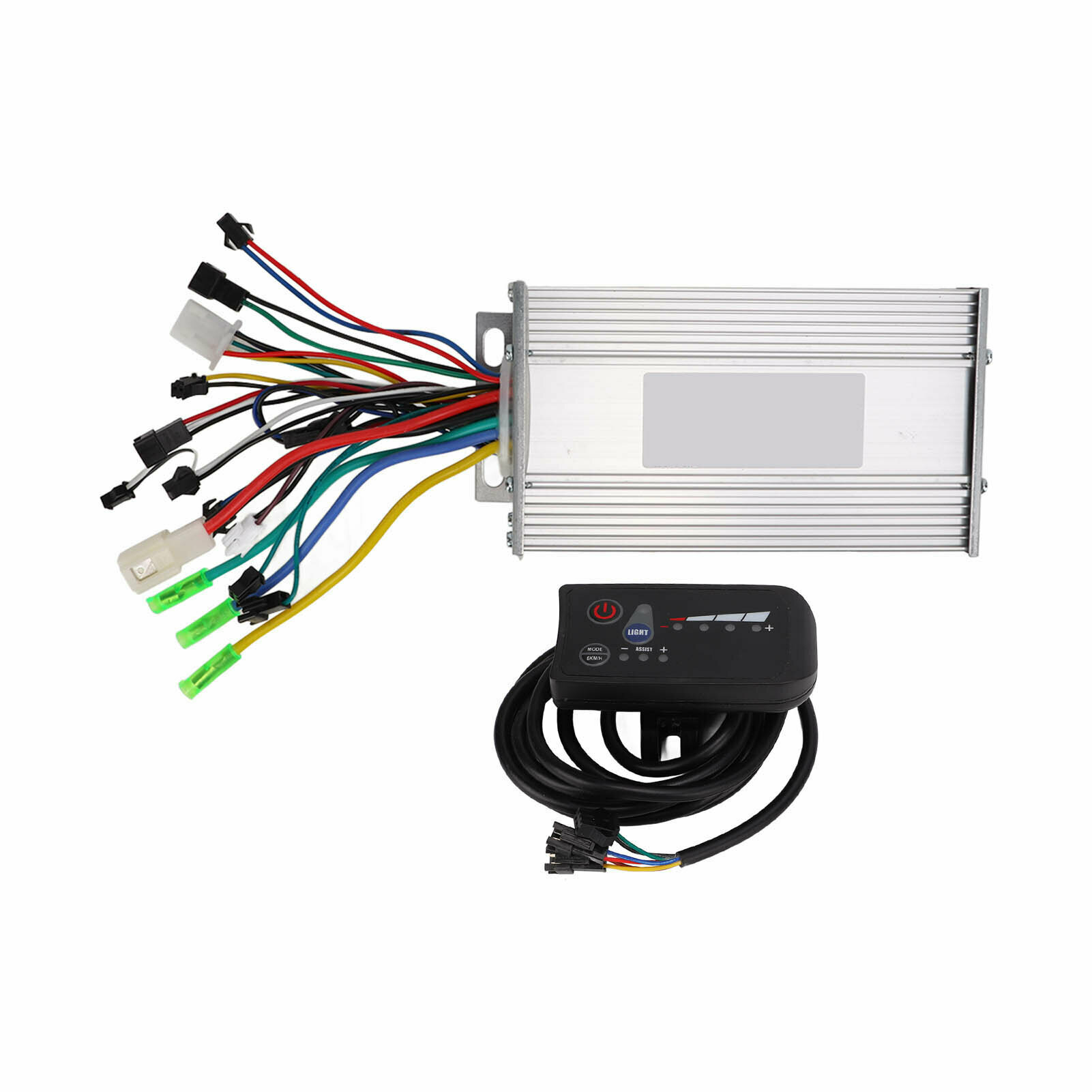 Электровелосипед 48 В 500 Вт, 12-трубный двухрежимный бесщеточный контроллер с 810-светодиодным дисплеем.