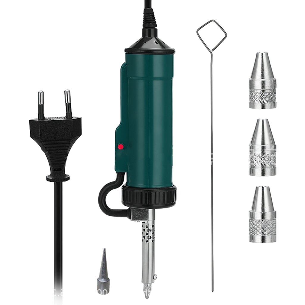 Solder Sucker Автоматические насосы для удаления припоя Вакуумный электрический припой Tin Sucker Вакуумный насос для удаления припоя Насосы для удаления припоя