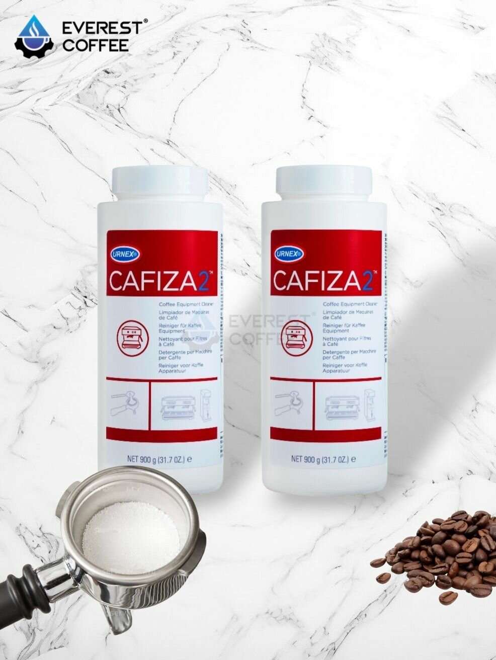 Чистящее средство 2шт URNEX CAFIZA 2 от кофейных масел для кофемашин