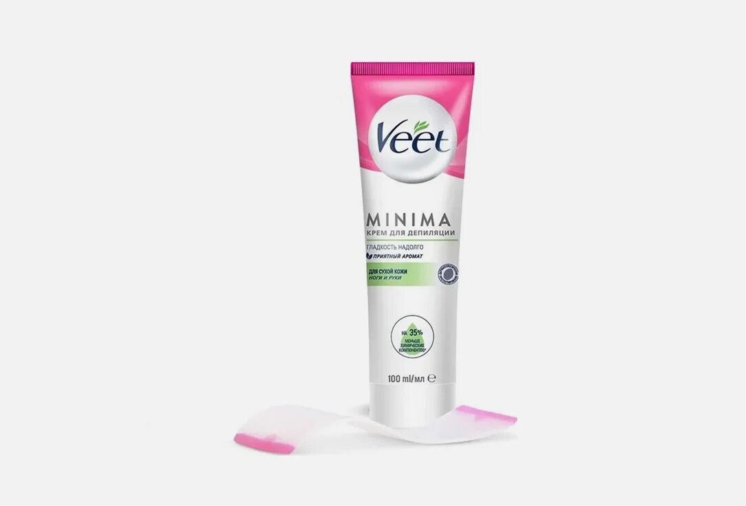 Крем для депиляции Veet для сухой кожи, для удаления волос, увлажнение, 100 мл