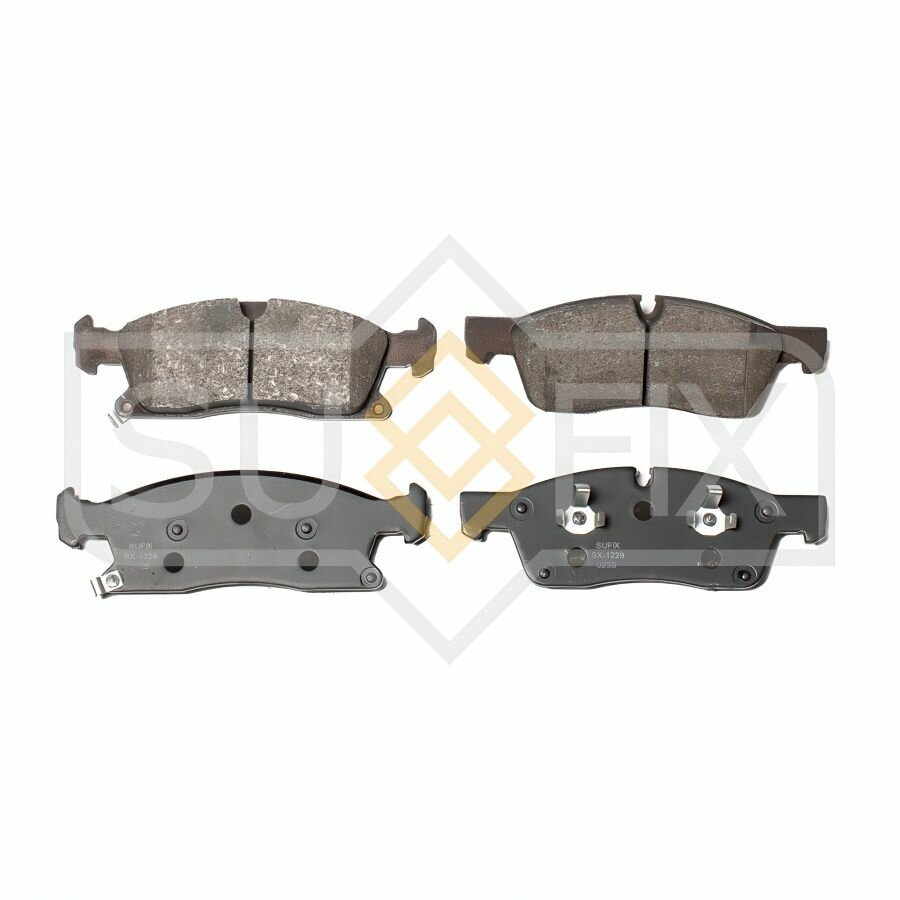 Колодки тормозные передние, для БМВ 5 E60, 7 E65 арт SX1229