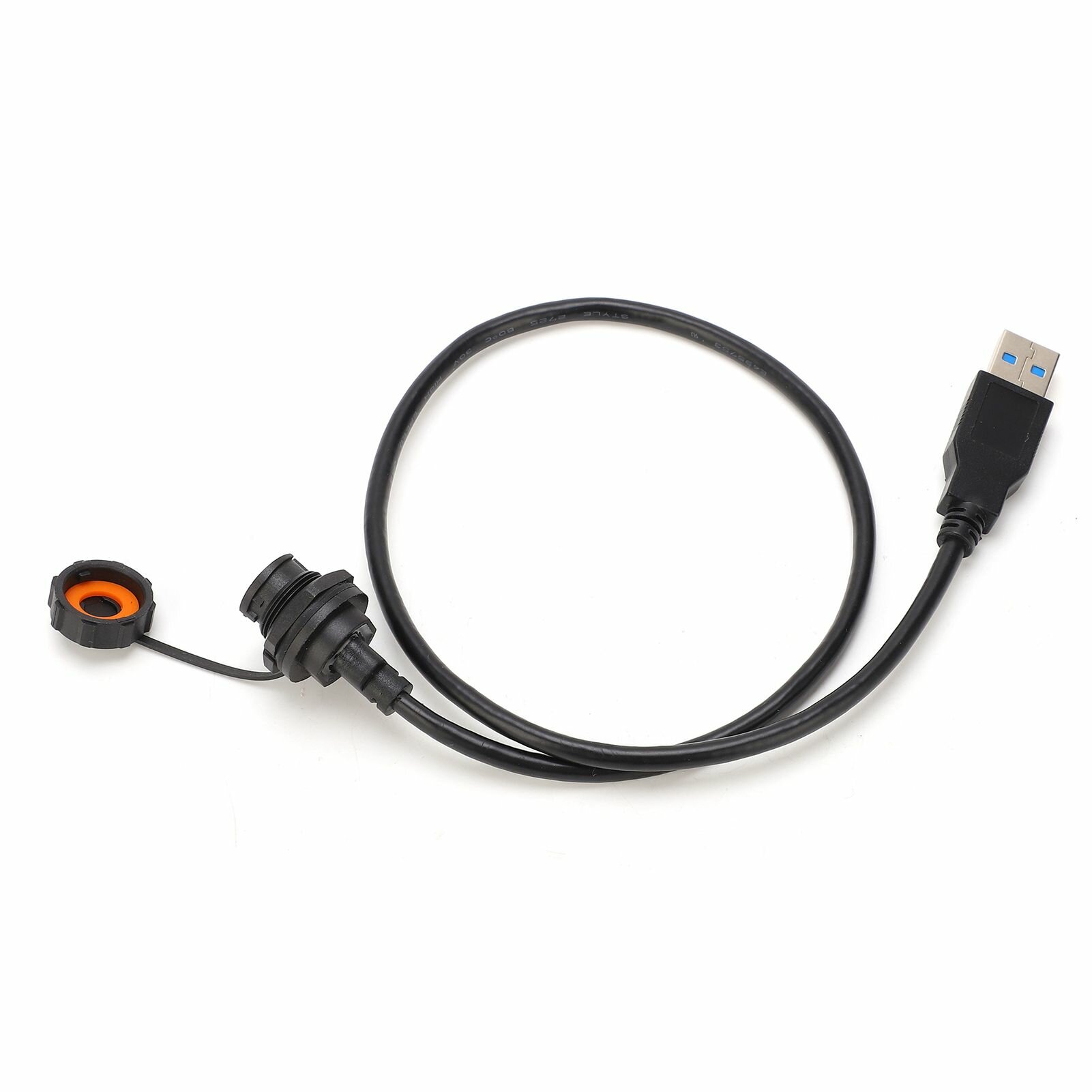 USB-разъем IP68 Type-C гнездо USB3.0 с кабелем 0.5м — фото 1