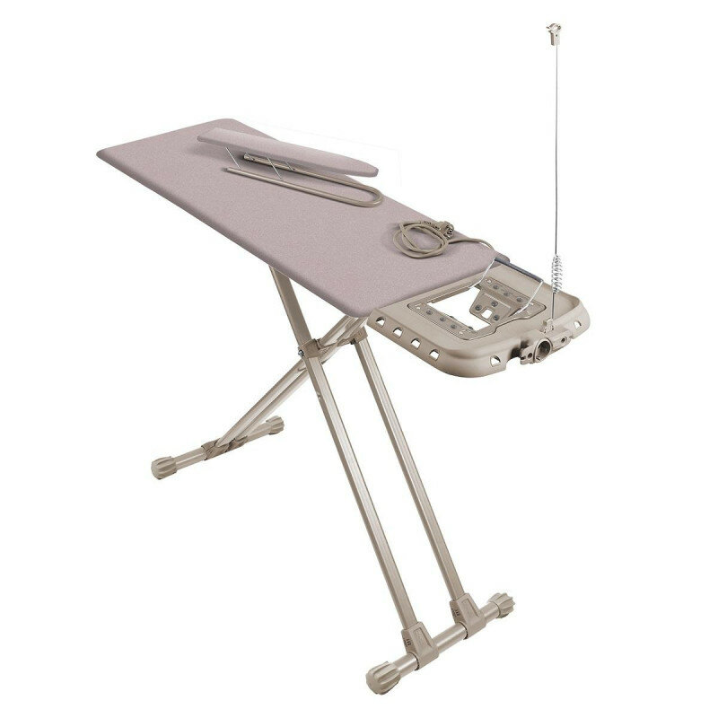 Доска гладильная Ника 15П тефлон металл, автомат, 1200х460, розетка, подрукавник НТ15П