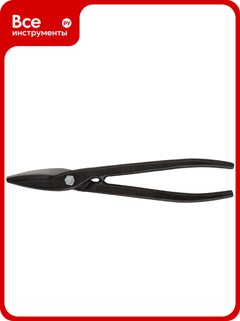 Ножницы, Арефино, для прямой и фигурной резки металла Арефино инструмент серии "Кобра" 250 мм, оксидированные С233