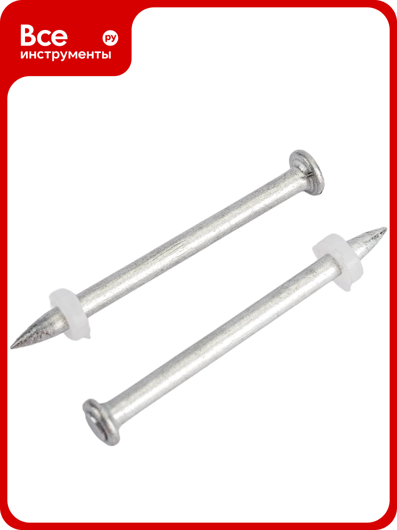 Дюбель-гвоздь UNION UT-DN 72 P8 100 шт. 4631171152746, оцинкованная сталь, подходит для бетонных и кирпичных работ