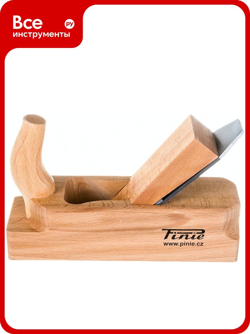 Двойной деревянный рубанок 48 мм PINIE ЭКО 3-48E/E, деревянная