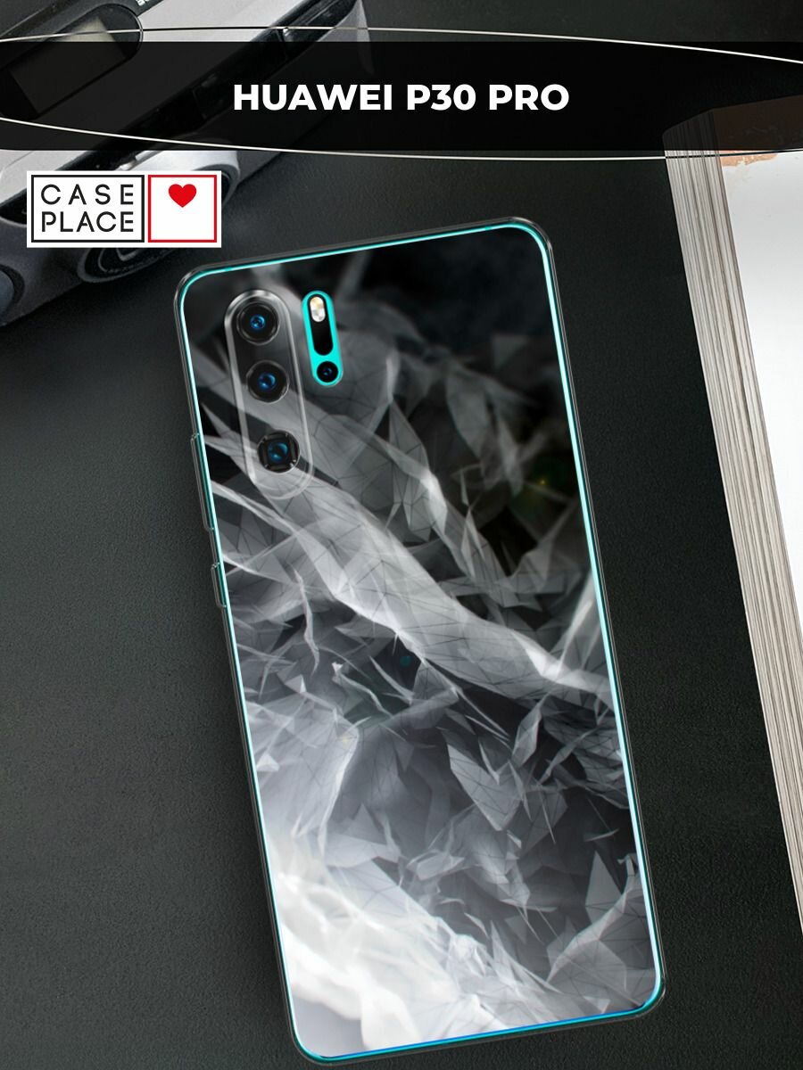Чехол на Huawei P30 Pro / Хуавей П30 Про с принтом "Абстракция 9"