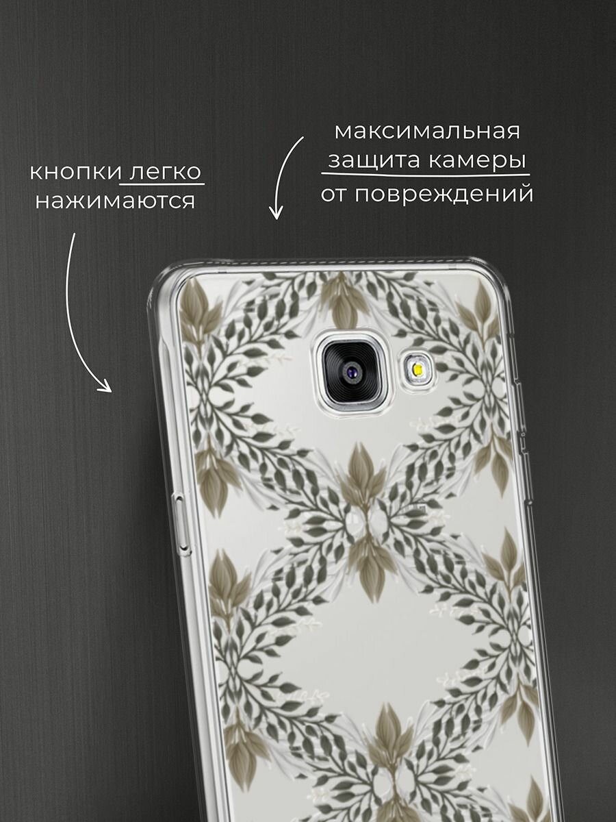 Чехол на Samsung Galaxy A5 2016 / Самсунг Галакси А5 2016 с принтом "Калейдоскоп цветов" — фото 1