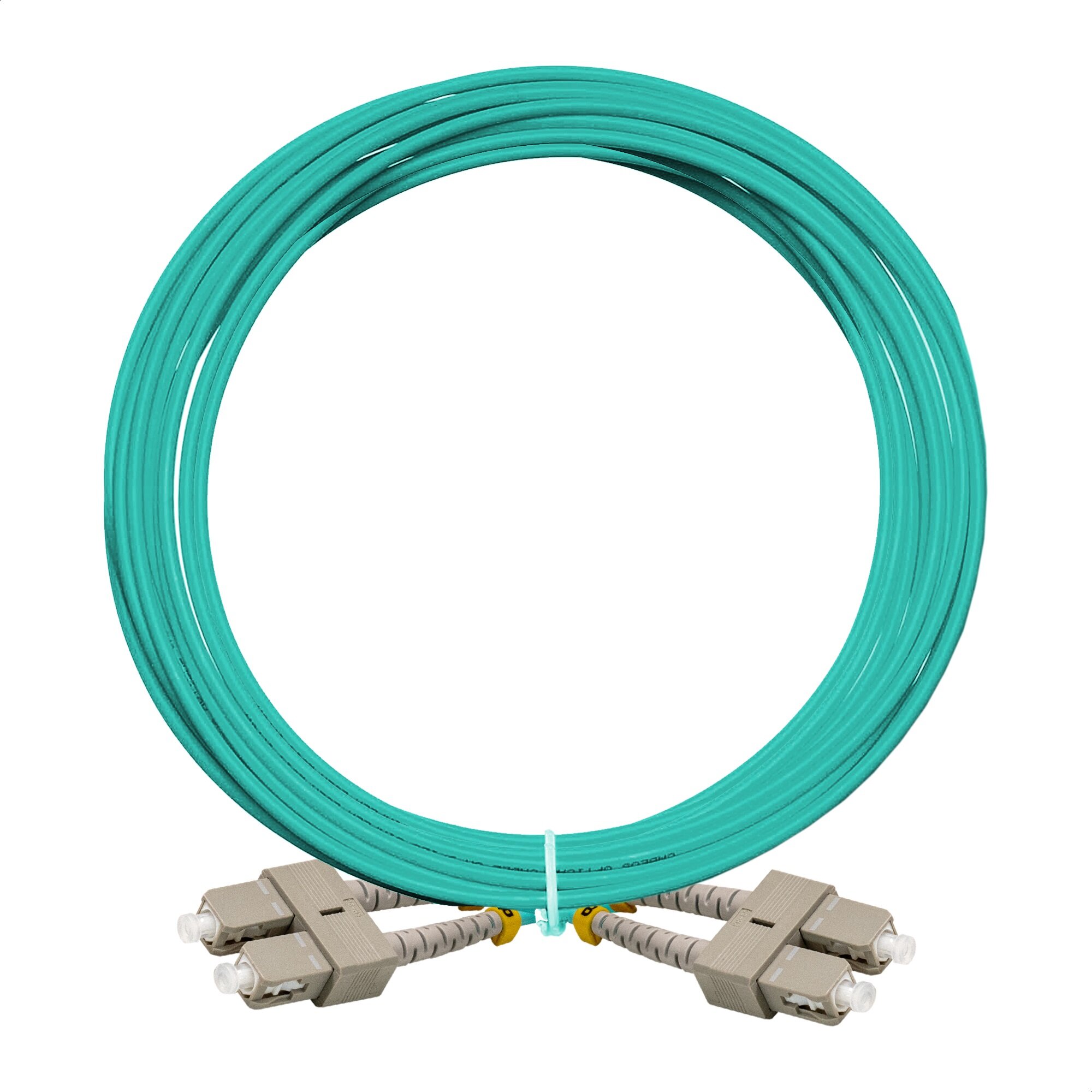 Патч-корд волоконно-оптический ExeGate FC-D-503-SC-SC-5M-LSZH (Шнур во MM 50/125 (OM3), SC/UPC-SC/UPC, Duplex, LSZH, 5м) EX297955RUS