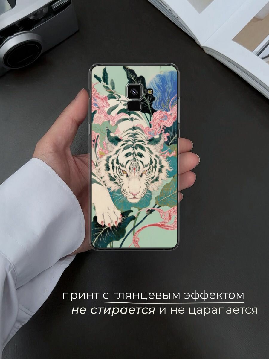 Чехол на Samsung Galaxy A8 + / Самсунг Галакси А8 Плюс 2018 с принтом "Охотник" — фото 1