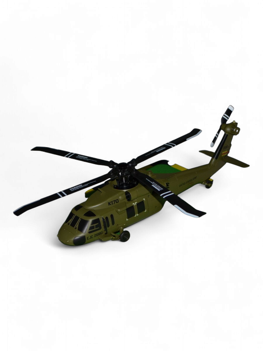 Радиоуправляемый вертолёт WL Toys K170, модель UH-60, с аккумулятором