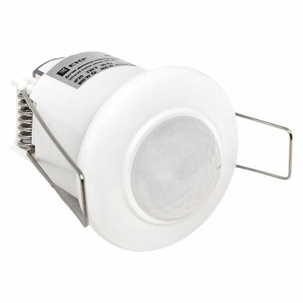 Датчик движения EKF ИК, встраиваемый, 800 Вт, 360 градусов, до 6 м, IP20, dd-ms-200