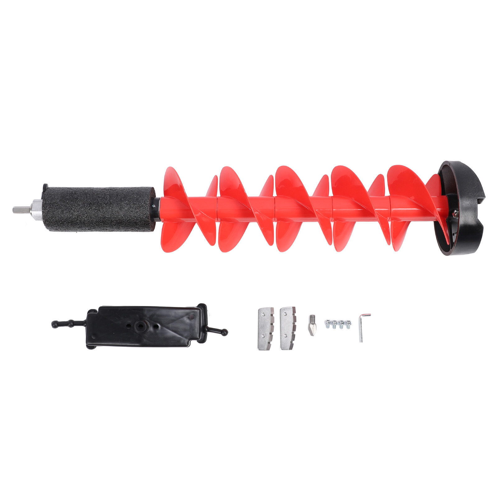 28 -дюймовый набор из ледяного шнека Нейлоновый бурильный стальный резак 6 -дюймовый диаметр