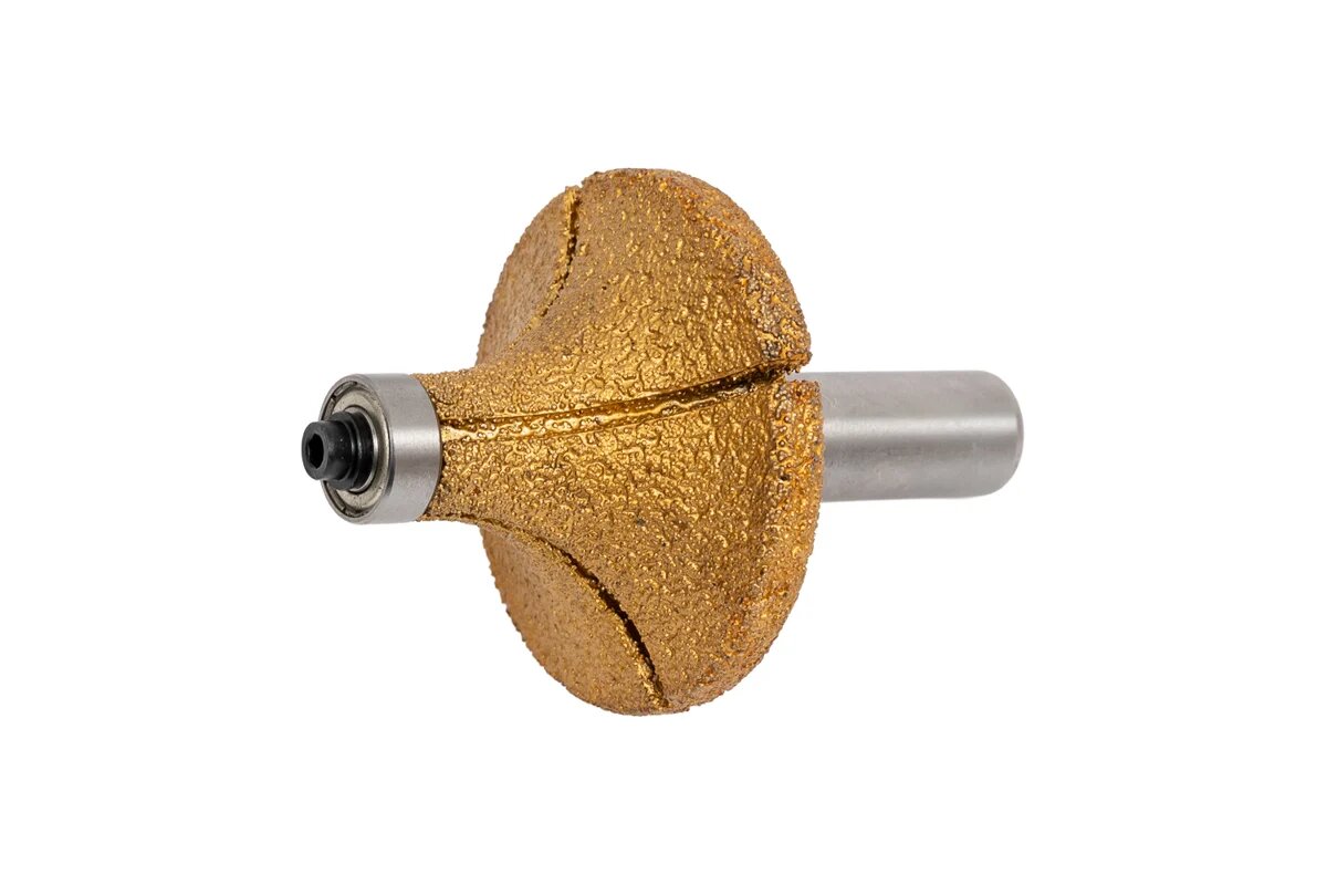 Strong алмазная фреза кромочная по камню 48x18 мм хвостовик 12 мм СТФ-99041202