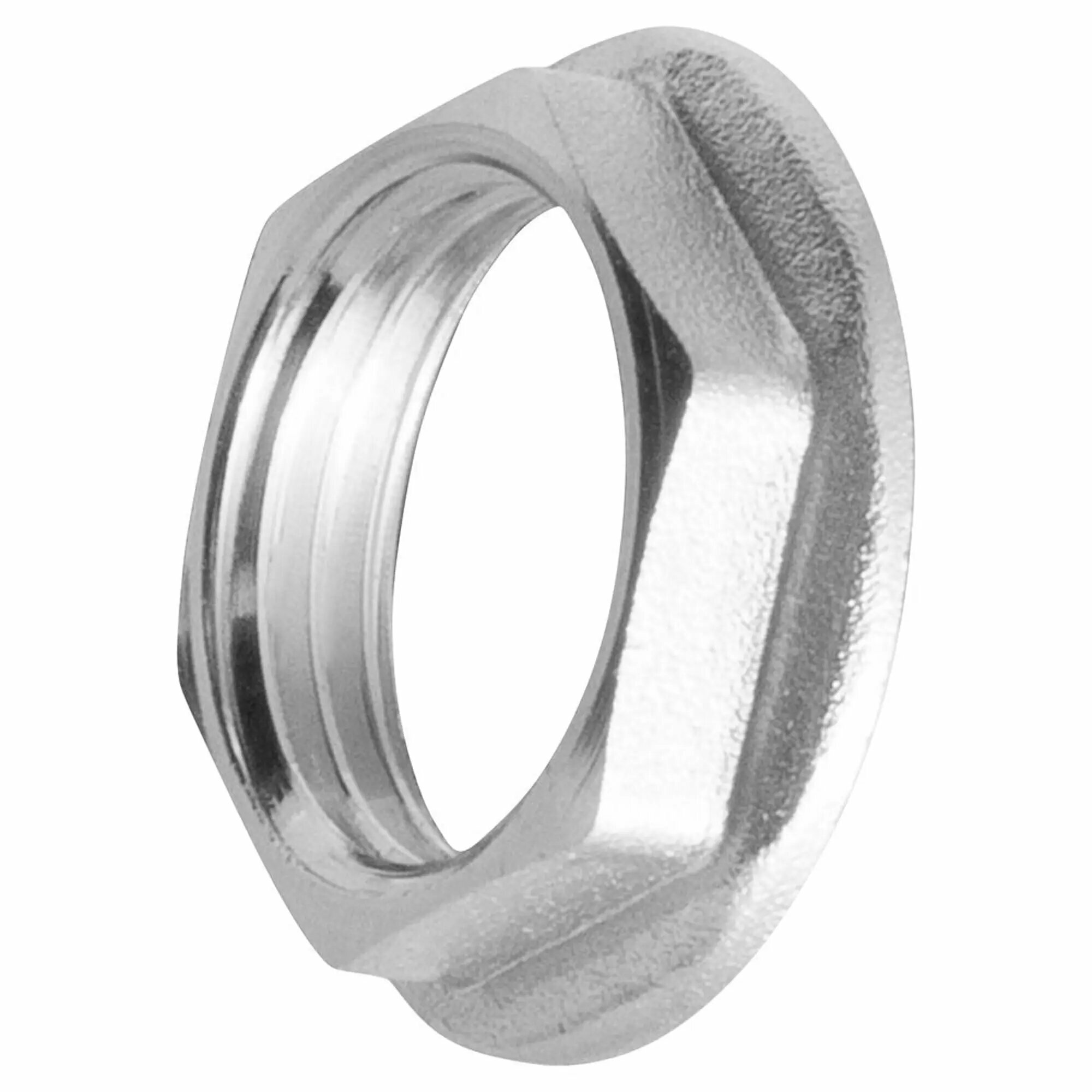 MPF Контргайка с ребордой 1/2 ВР латунь для трубопроводовнадежная фиксация резьбы